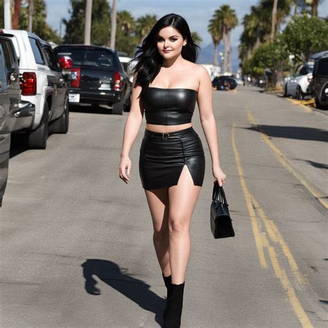 Ariel Winter Leather Skirt Topless By Nightsurfer25 On Deviantart