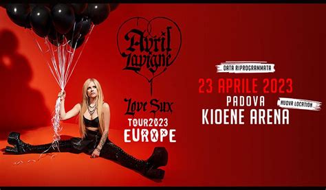 Avril Lavigne Love Sux Tour 2023 Europe Il Blog Di Abanoit