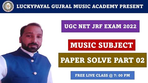 Netjrfmusic Net Jrf Exam 2022 Music Paper Solve Part 02 Net