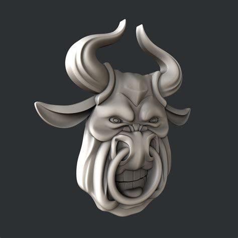 Stl File 3d Models Bull 🐂 ・3d Printable Model To Download・cults