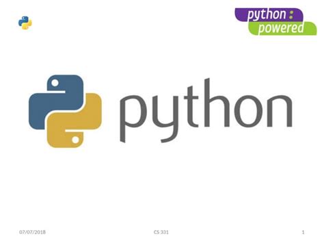 Python Programming Language Presentation Ppt