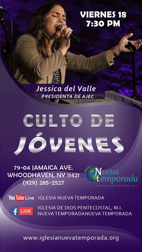 Culto De JÓvenes Iglesia Nueva Temporada