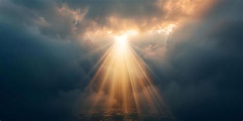 The Symbolism Of Divine Revelation In A Single Beam Of Light