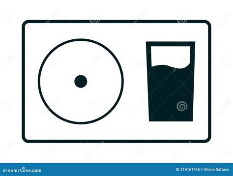 Spittoon Or Cuspidor Symbol Stock Vector Illustration Of Drawing