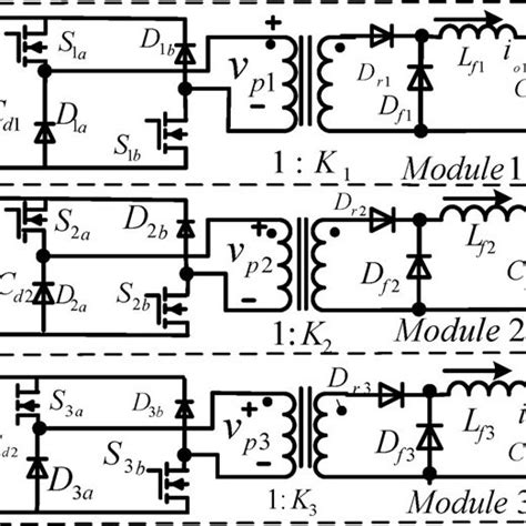 Isos Connected Modular Dcdc Converters Download Scientific Diagram