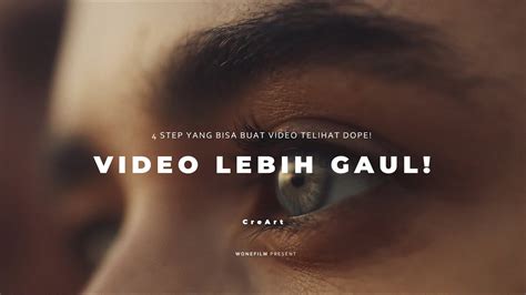 4 Step Bikin Dramatic Video Youtube