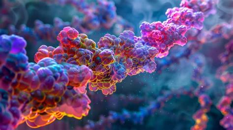An Electron Micrograph Of Chromatin Undergoing Epigenetic Modifications