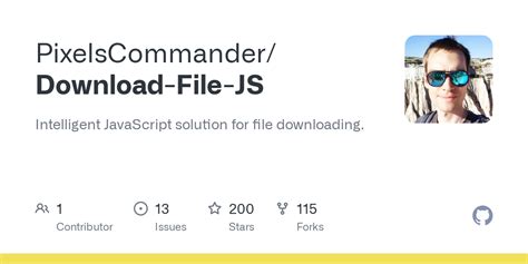 Github Pixelscommanderdownload File Js Intelligent Javascript Solution For File Downloading