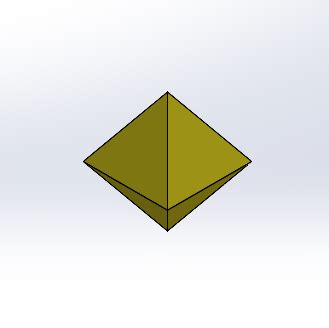 八面体 SOLIDWORKS 2022 模型图纸下载 懒石网