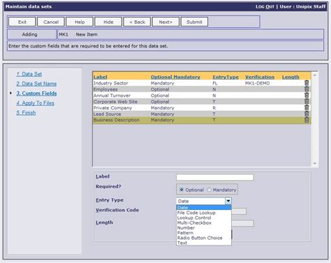 User Definable “custom Data” Help For Online Advantage