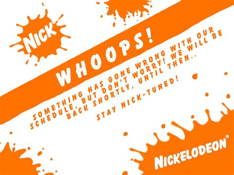 Nickelodeon Technical Difficulties Screen 2008 By Windowsultra On Deviantart