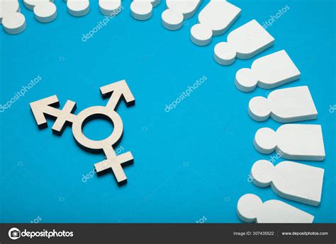 안드로기누스와 트랜스젠더 차별 양성애개념 — 스톡 사진 © Liimit 307435522