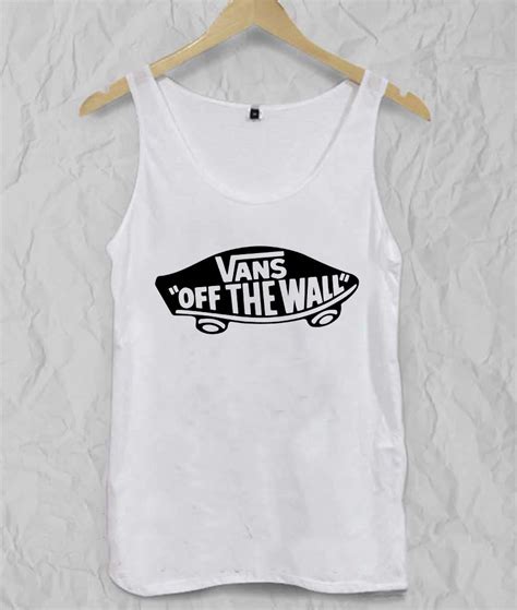 vans off the wall logo Adult tank top men and women