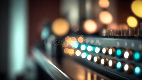 Defocus Bokeh Blur Full Colors Lights In The Room Stock Illustration Illustration Of Night