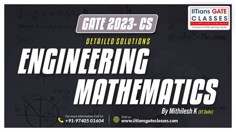 Engineering Mathematics Gate Computer Science Question Paper Solution Gate 2023 Csit Gate
