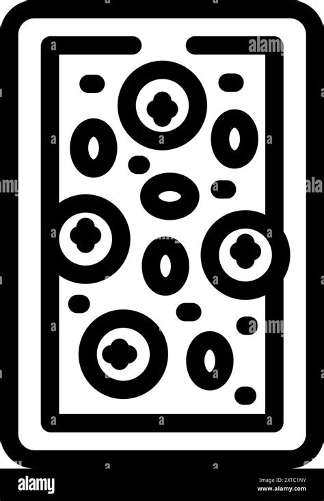 Laboratory Analysis Concept With A Glass Slide Showing Red And White