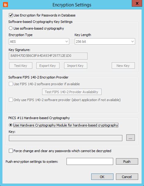 Configure Privileged Identity Encryption Options