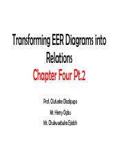 1Transforming EER Diagrams Into Relations Pdf Transforming EER Diagrams Into Relations