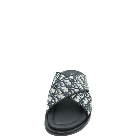 Christian Dior Oblique Alias Criss Cross Sandal 43 The Closet