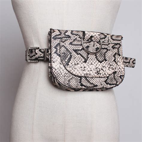 Vrouwen Taille Pak Serpentine Fanny Pack Pu Leahte Grandado