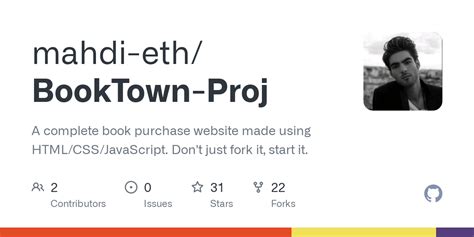 github mahdi eth booktown proj a complete book purchase website made using html css