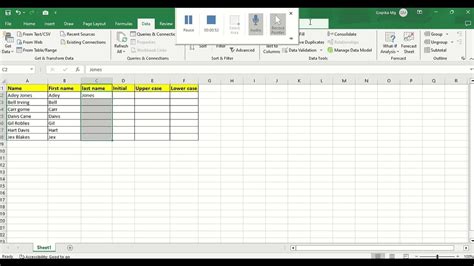 Excel Magical Tool Flash Fill Excel Flashfill Informationmalayalam Shortsfeed2024 Youtube