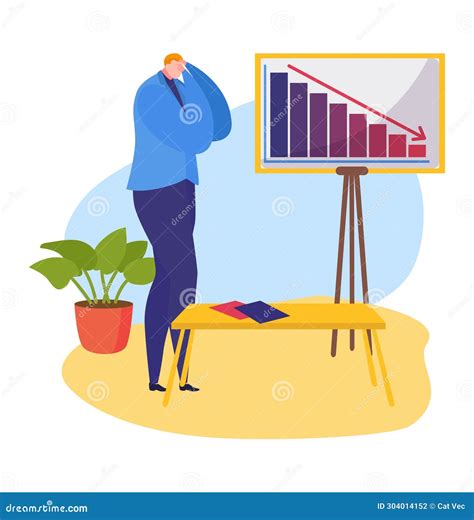 Declining Bar Graph Decrease Bar Chart Line And Solid Icon Diagram Concept Graph Down Vector