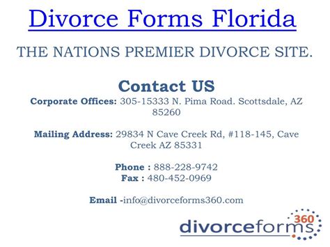 Ppt Divorce Forms Florida Powerpoint Presentation Free Download Id