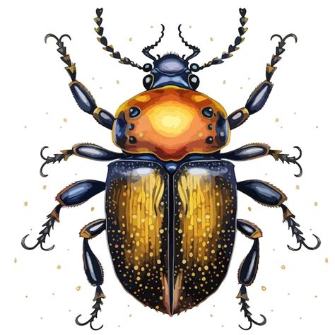 Premium Vector Beetle Insect Vector Illustration
