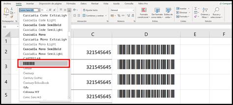 Crear CÓDIGO DE BARRAS en Excel GRATIS 2024