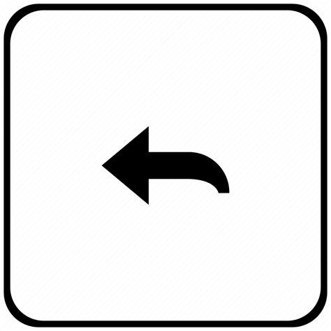 Arrow Function Key Left Turn Icon Download On Iconfinder