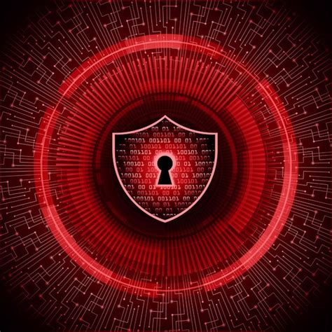 디지털 배경 사이버 보안에 닫힌 자물쇠 프리미엄 벡터