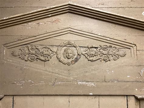Proantic Directoire Style Flat Column Pediment Trumeau