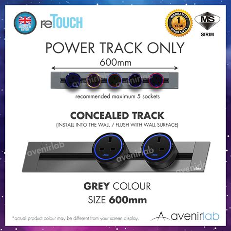 ReTouch Power Track 32A Power Line And Power Track Socket Adapter Flat Pin Universal USB