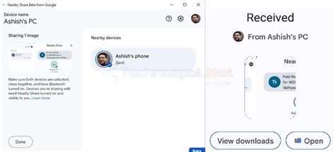 Wirelessly Transfer Files From Android To Windows Pc Using Nearby Share