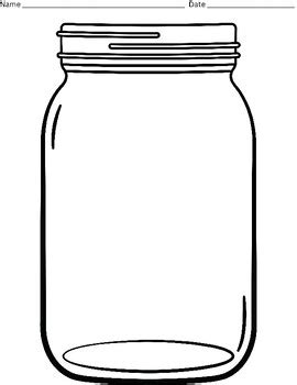 Printable Blank Canning Mason Jar Templates By Henrycreated Tpt