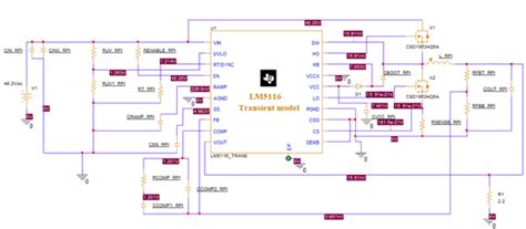 Lm5116 Webench Circuit Model Output Voltage Issue Power Management