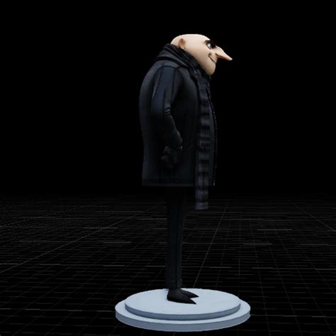 🦹 Felonious Gru Despicable Me Iconic Villain Statue 3d Printable