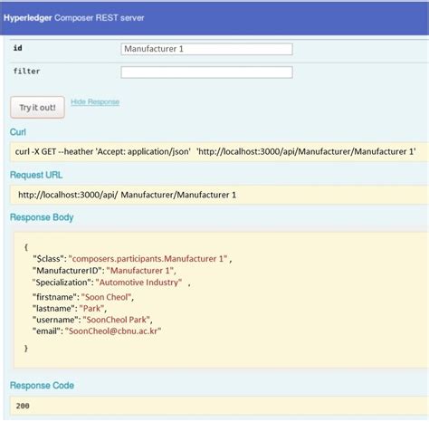 Composer Rest Server Environment For Fetching The Manufacturer Records
