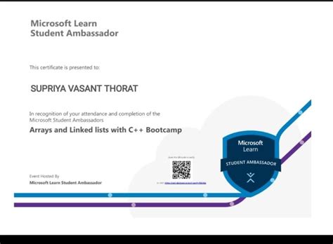Supriya Thorat On Linkedin Successfully Completed Data Structure And Algorithm Topic Like Array