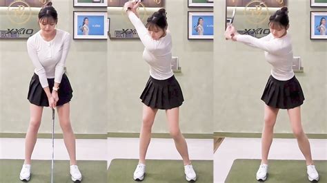 요즘 핫한 비타민 같은 Klpga 프로 조우솔 미녀골퍼의 최신 골프스윙 Youtube