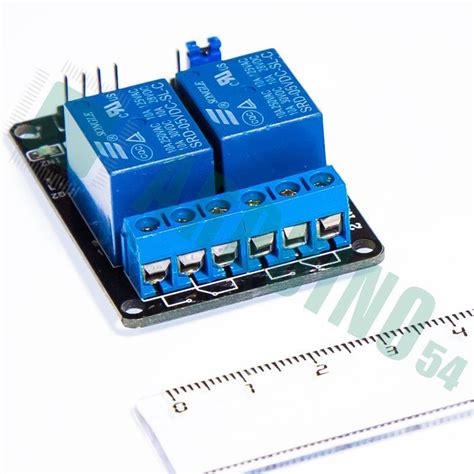 Купить Модуль реле 2 канала 5v с доставкой по России Интернет магазин Arduino54