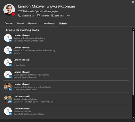 Linkedin Do You Connect Your Microsoft Account Ssw Rules