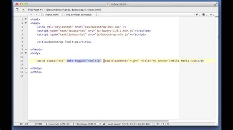 twitter bootstrap 2 3 2 tutorial 6 tooltips youtube
