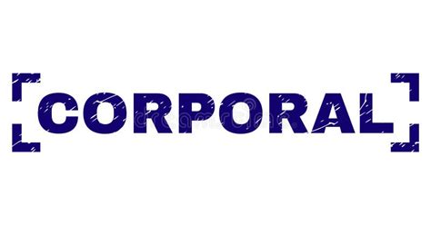 Grunge Textured Corporal Stamp Seal Between Corners Stock Vector Illustration Of Textured