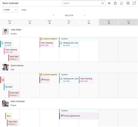 Planning Calendar SAP Fiori Design Guidelines