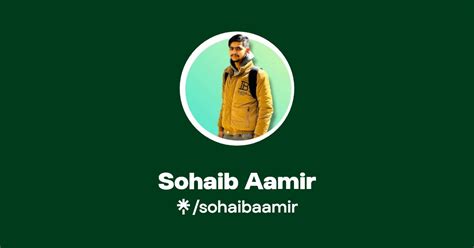sohaib aamir instagram facebook tiktok linktree