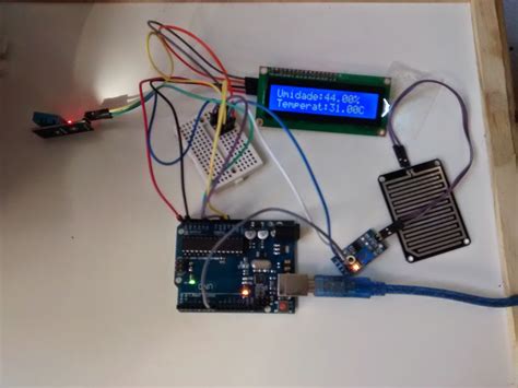 Tutor Dos Nerds Mini Estação Meteorológica Com Lcd E Arduíno Usando I2c
