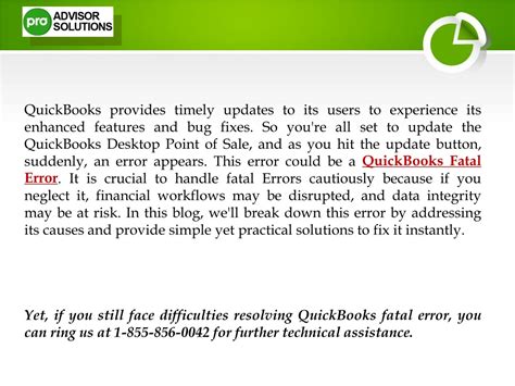 PPT How To Fix QuickBooks Fatal Error Quickly PowerPoint Presentation ID 12681086