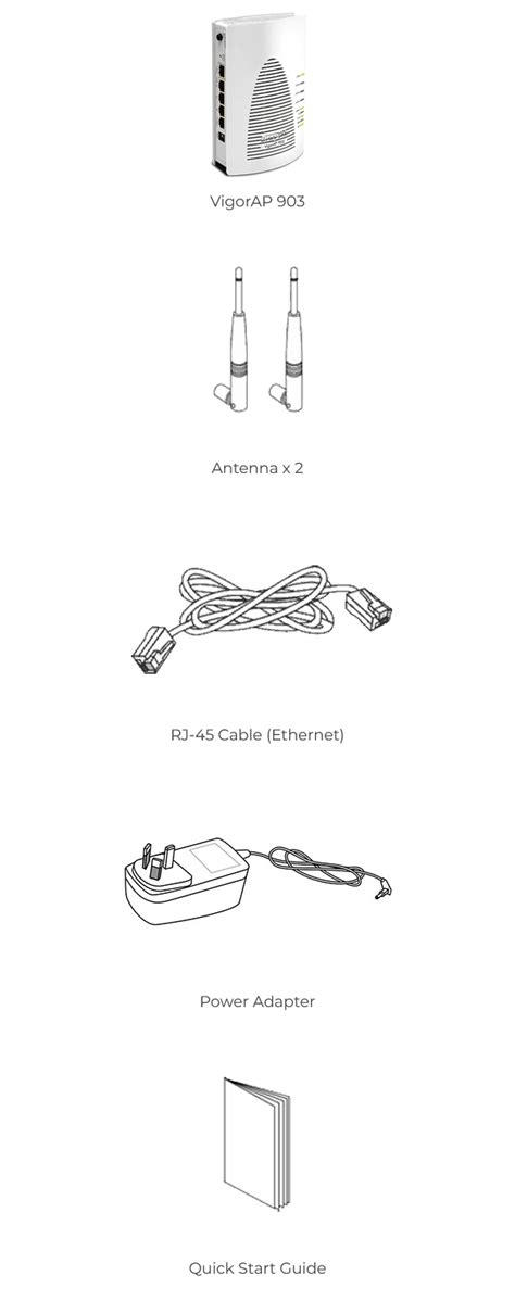 DrayTek DAP903 Wi Fi Mesh Access Point DAP903 Mwave